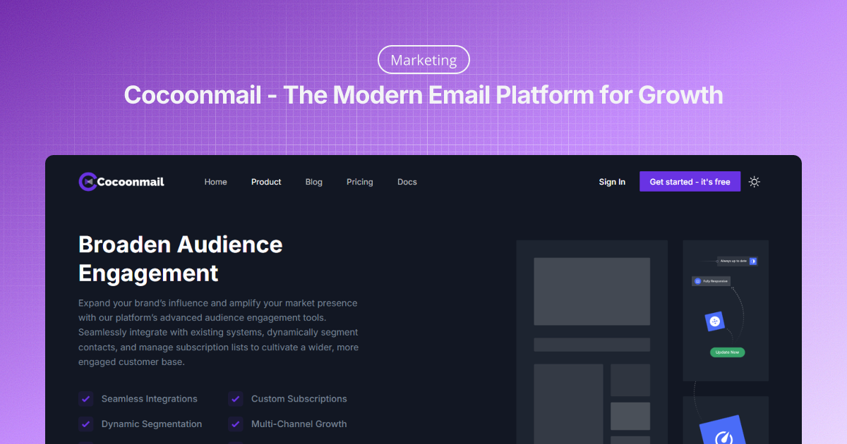 Product | Cocoonmail
